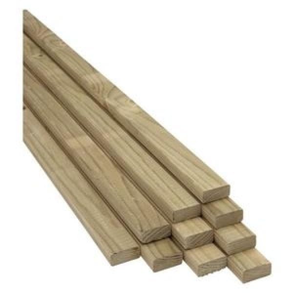 Treated Timber Battens 25mm x 50mm (2x1 inch) 1.8 Metre,Green - Rough