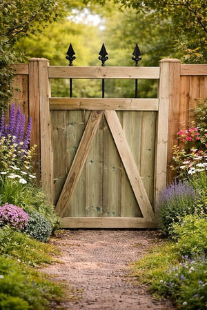 4 Foot Wooden Gates | MD Carpentry Workshop