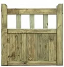 Wooden Garden Gate Pedestrian Gate Wooden Pressure Treated 4ft 120cm,w ...