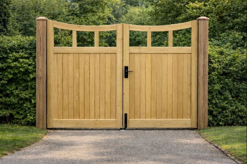 Cottage Style Double Driveway Gate | MD Carpentry Workshop
